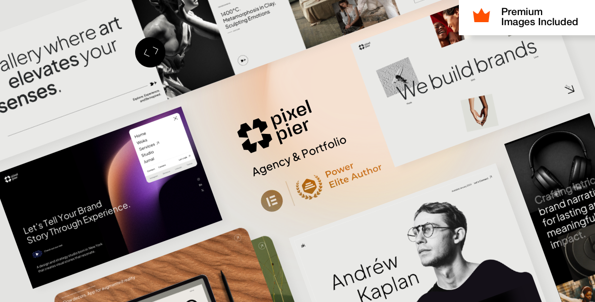 Pixelpiernyc - Portfolio Creative Agency Freelancer WordPress Theme by vamtam