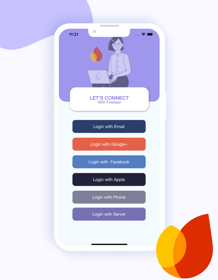 Firebase Social Login - iOS | Server Side Login by LpkTechnosoft | CodeCanyon