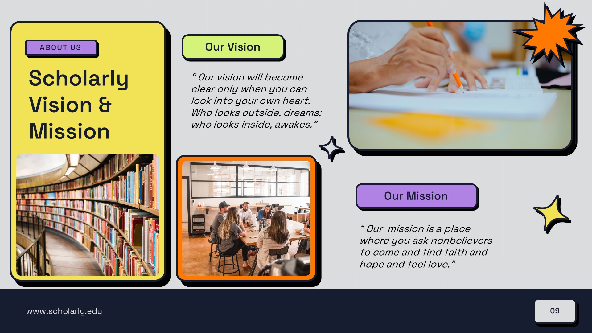 Scholarly – University and Education PowerPoint Template, Presentation ...