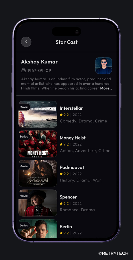 Flixy : Movie App : Series,Live TV, Video Streaming App, Netflix Clone ...