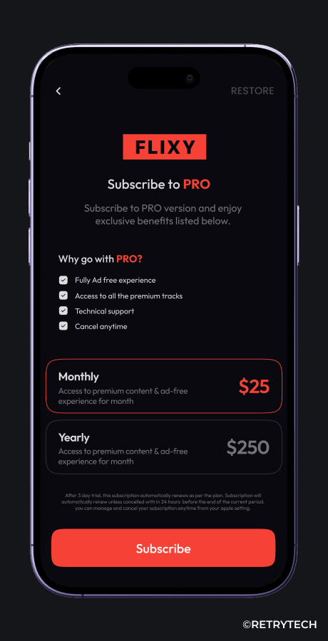 Flixy iOS : Movie App : Series,Live TV, Video Streaming App, Netflix ...