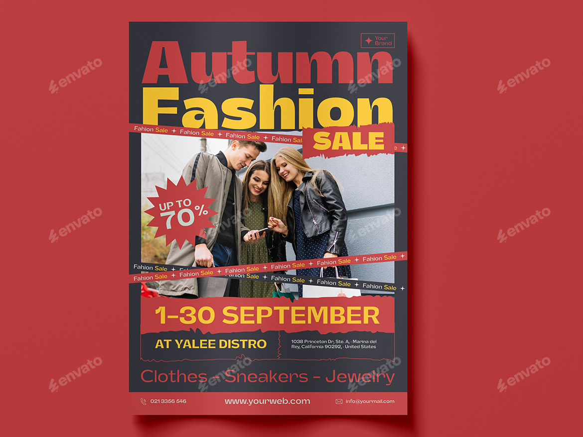 721_Autumn Fashion Sale Flyer, Print Templates | GraphicRiver