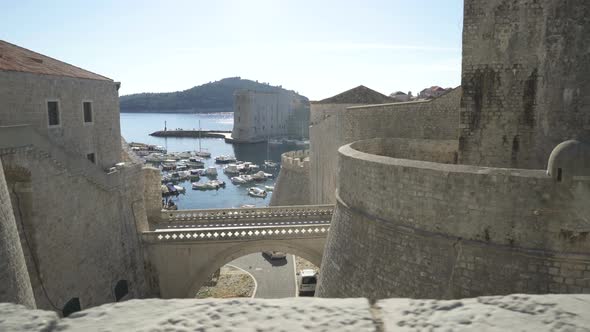 Inner Gate Bridge Connecting Fort Revelin To Ploce Gate, with the Old ...