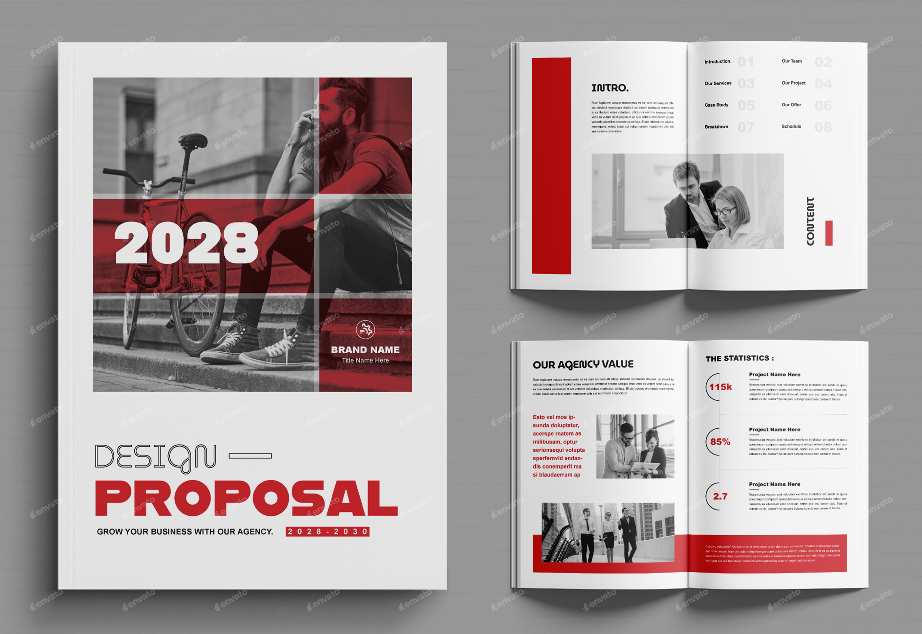 Business Proposal Design, Print Templates | GraphicRiver