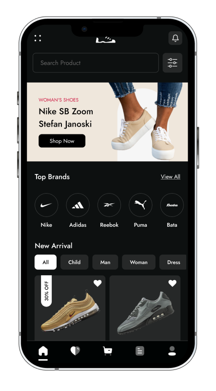 FootFlare - React Native CLI Shoes eCommerce Mobile App Template by ...