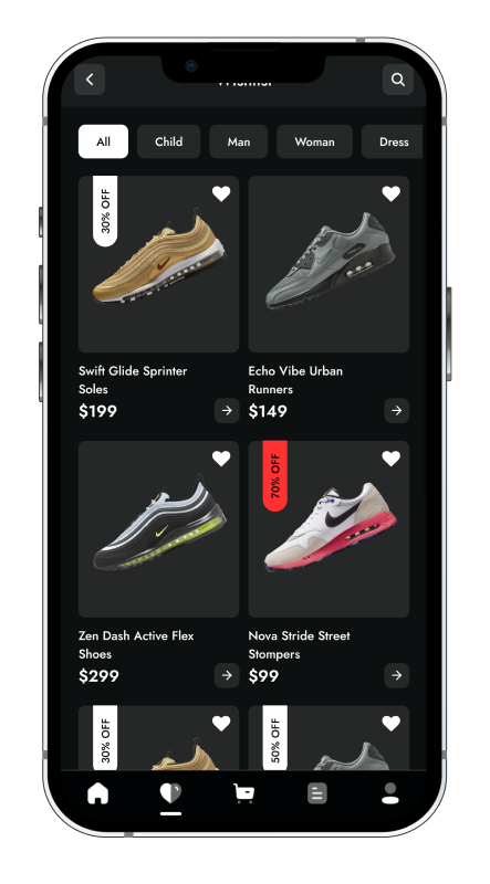 FootFlare - React Native CLI Shoes eCommerce Mobile App Template by ...
