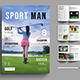 Sport Magazine Layout, Print Templates | GraphicRiver