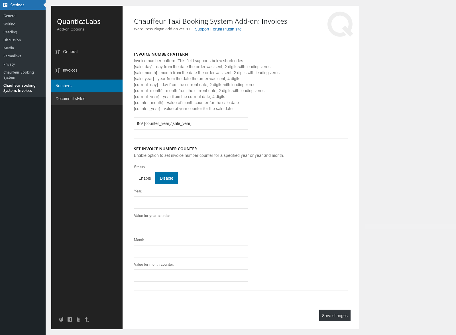 Invoices Add-on: Chauffeur Taxi Booking System by QuanticaLabs | CodeCanyon