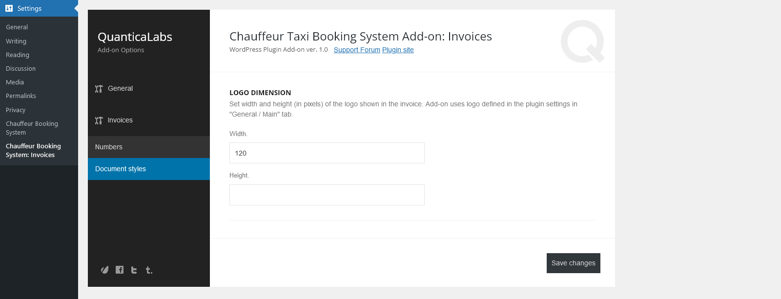 Invoices Add-on: Chauffeur Taxi Booking System by QuanticaLabs | CodeCanyon