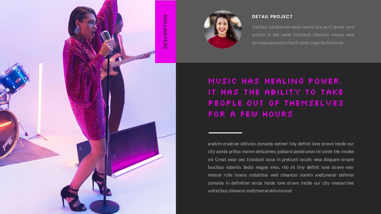 Music Event Concert Powerpoint Template, Presentation Templates ...