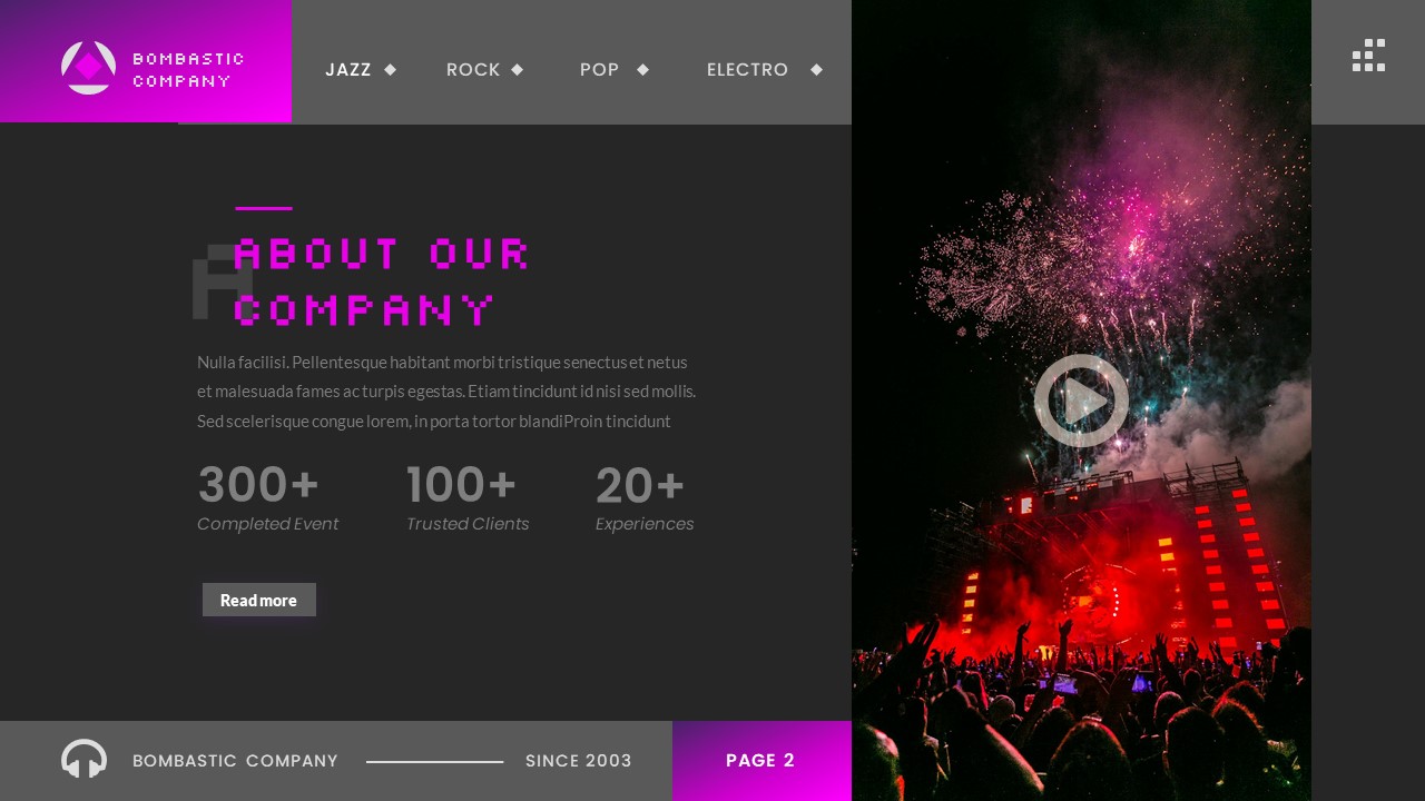 Music Event Concert Powerpoint Template, Presentation Templates ...