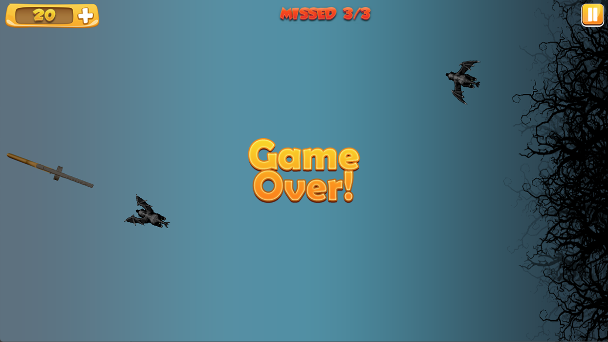 Shoot The Giant Bats ( Construct | C3P | CAPX | HTML5 ) Shooting Game by CGFX-Studio