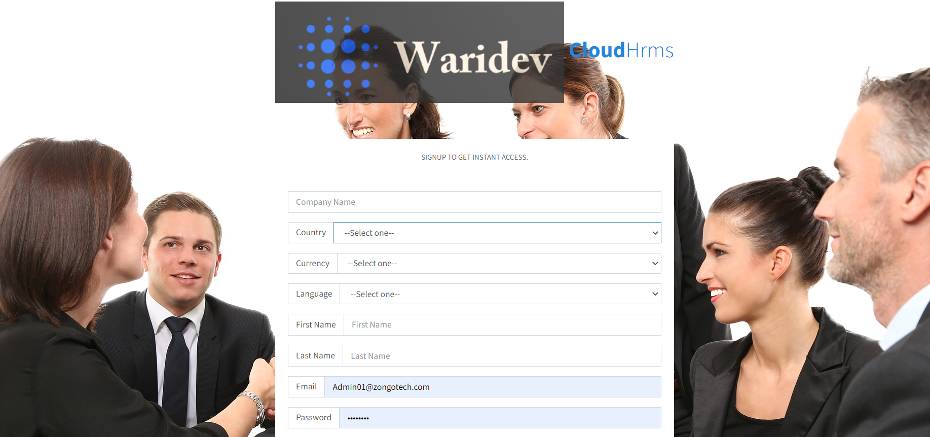 CloudHMRS Human Resource Management Solution by waridev | CodeCanyon