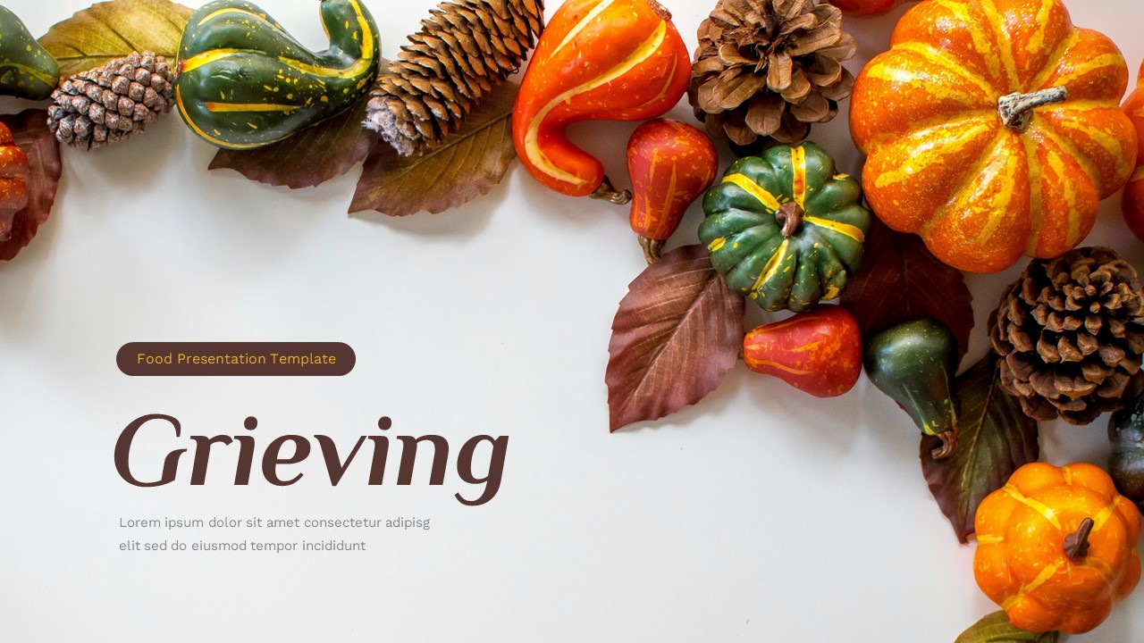 Grieving - Food PowerPoint Template, Presentation Templates | GraphicRiver