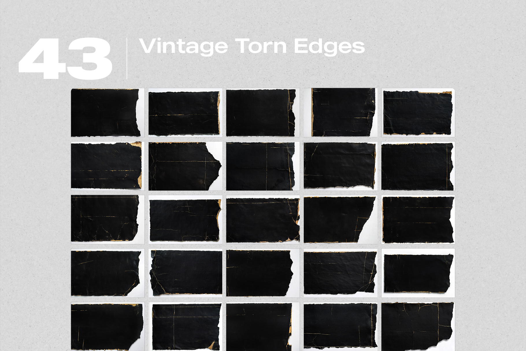 43 Vintage Torn Edges Effect Photo Overlays, Add-ons | GraphicRiver