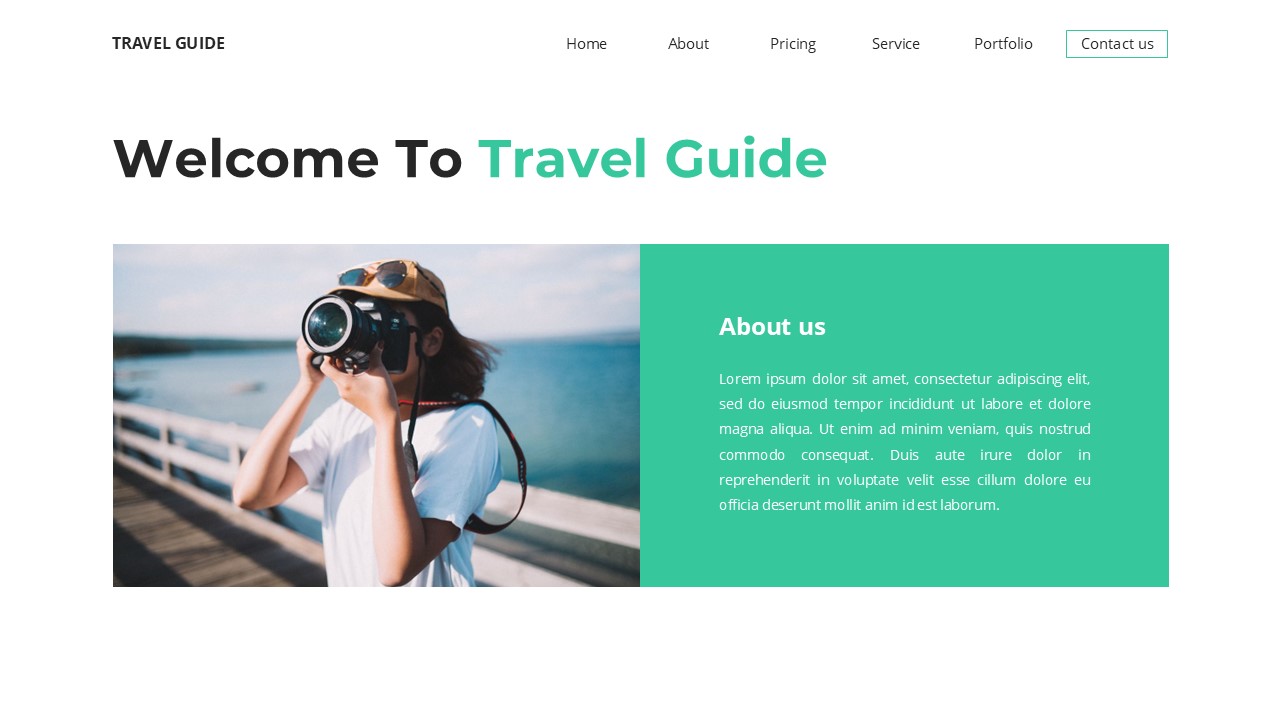 Travel Guide - Trip Powerpoint Templates, Presentation Templates ...