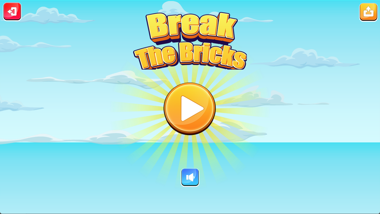 Break The Bricks ( Construct | C3P | CAPX | HTML5 ) Mini Game by CGFX-Studio