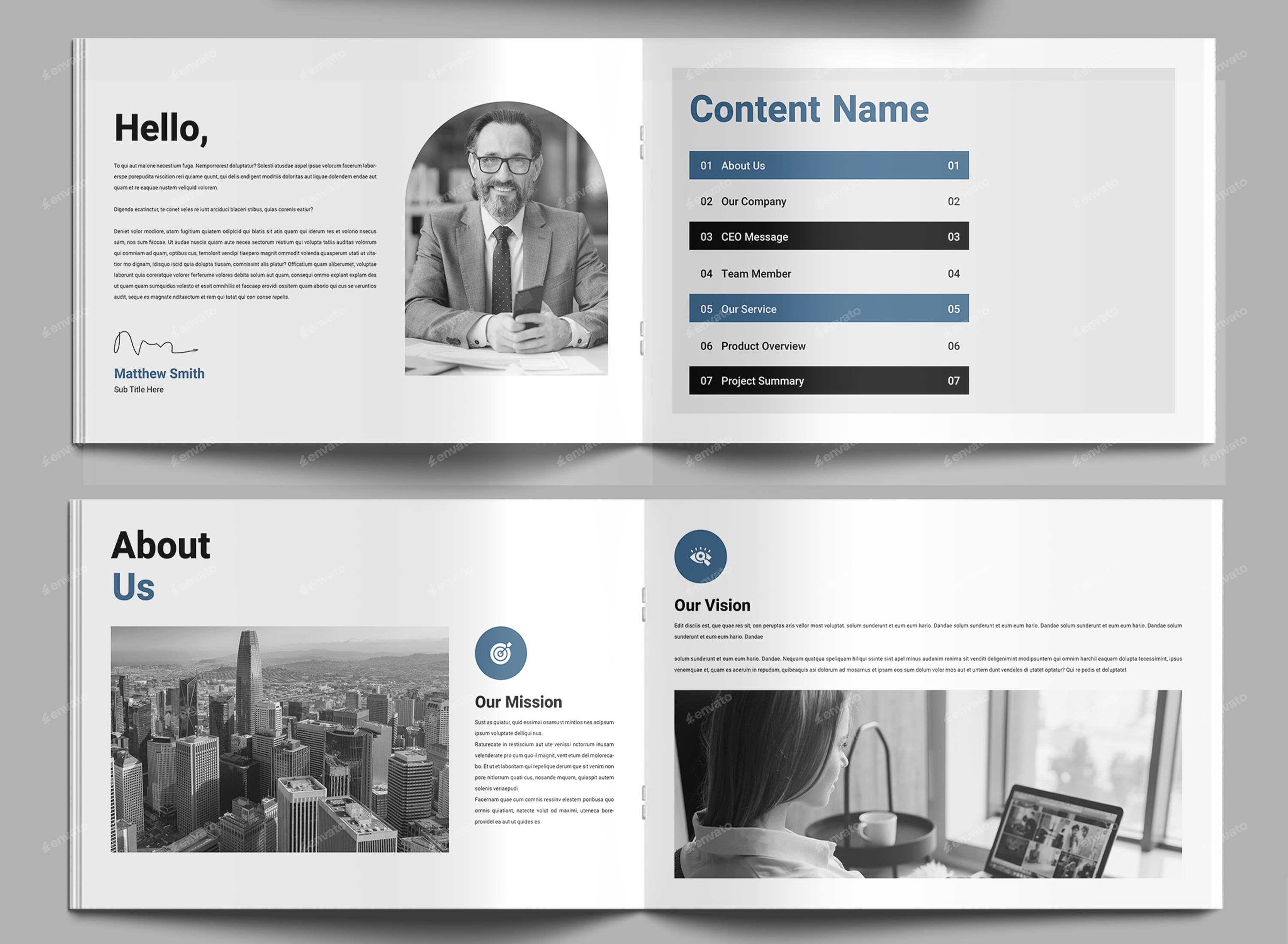 White Paper Template Layout, Print Templates | GraphicRiver