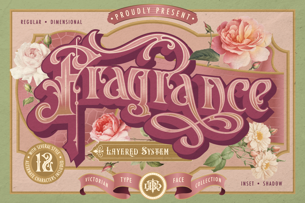 Fragrance, Fonts | GraphicRiver