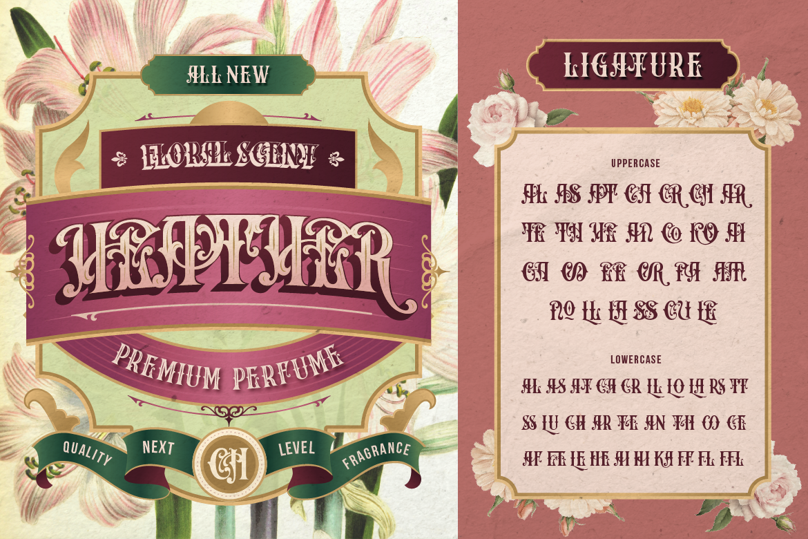 Fragrance, Fonts | GraphicRiver