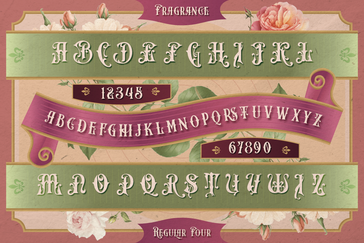 Fragrance, Fonts | GraphicRiver