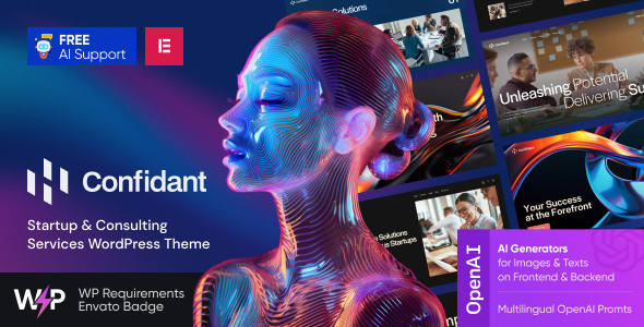 Confidant - Startup & Consulting Services WordPress Theme by axiomthemes