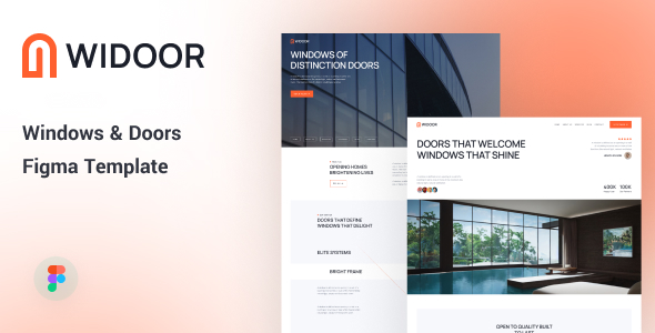Widoor - Windows & Doors Figma Template by Mugli | ThemeForest