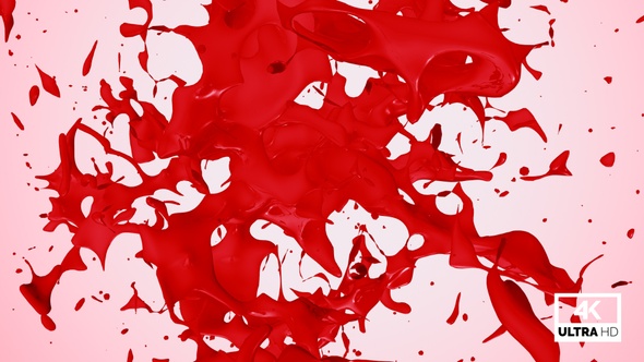 Abstract Red Paint Splash V5, Motion Graphics | VideoHive