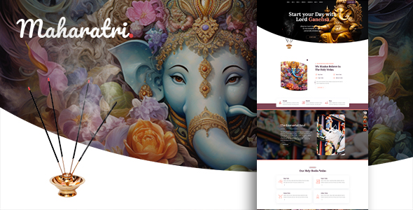 Maharatri - Hindu Temple WordPress Theme by metropolitantheme | ThemeForest