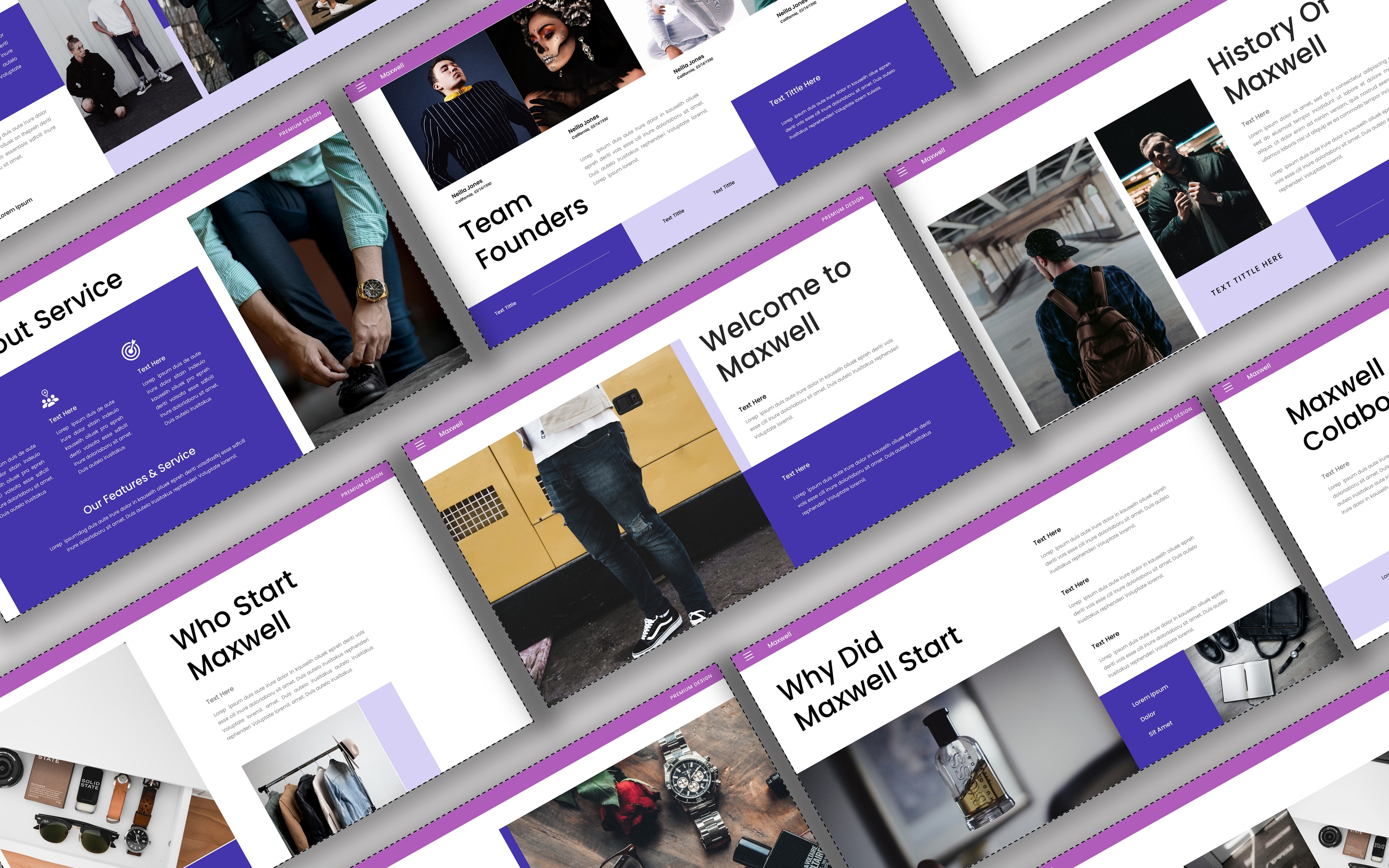 Maxwell-Business Presentation Template, Presentation Templates ...