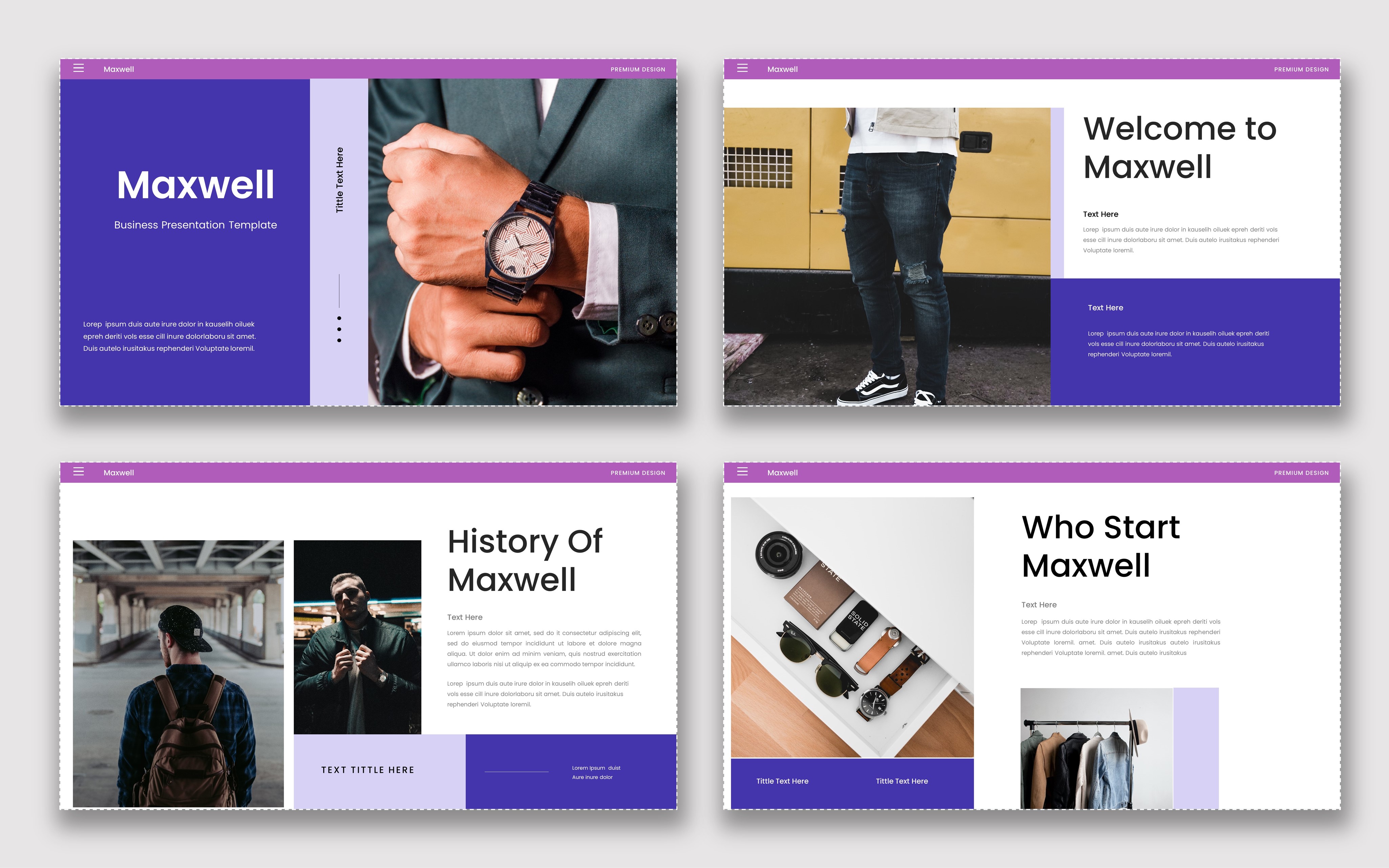 Maxwell-Business Presentation Template, Presentation Templates ...
