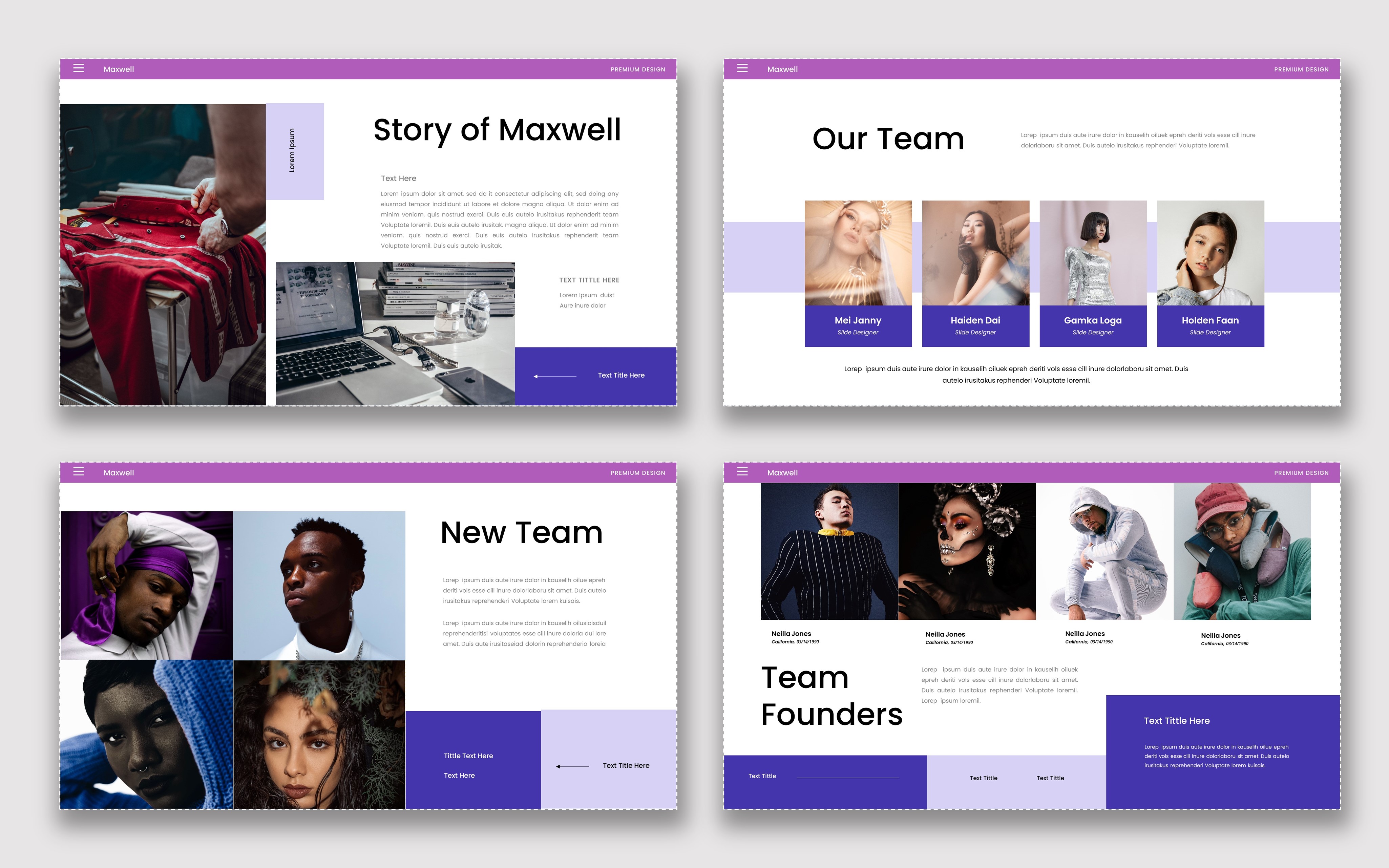 Maxwell-Business Presentation Template, Presentation Templates ...