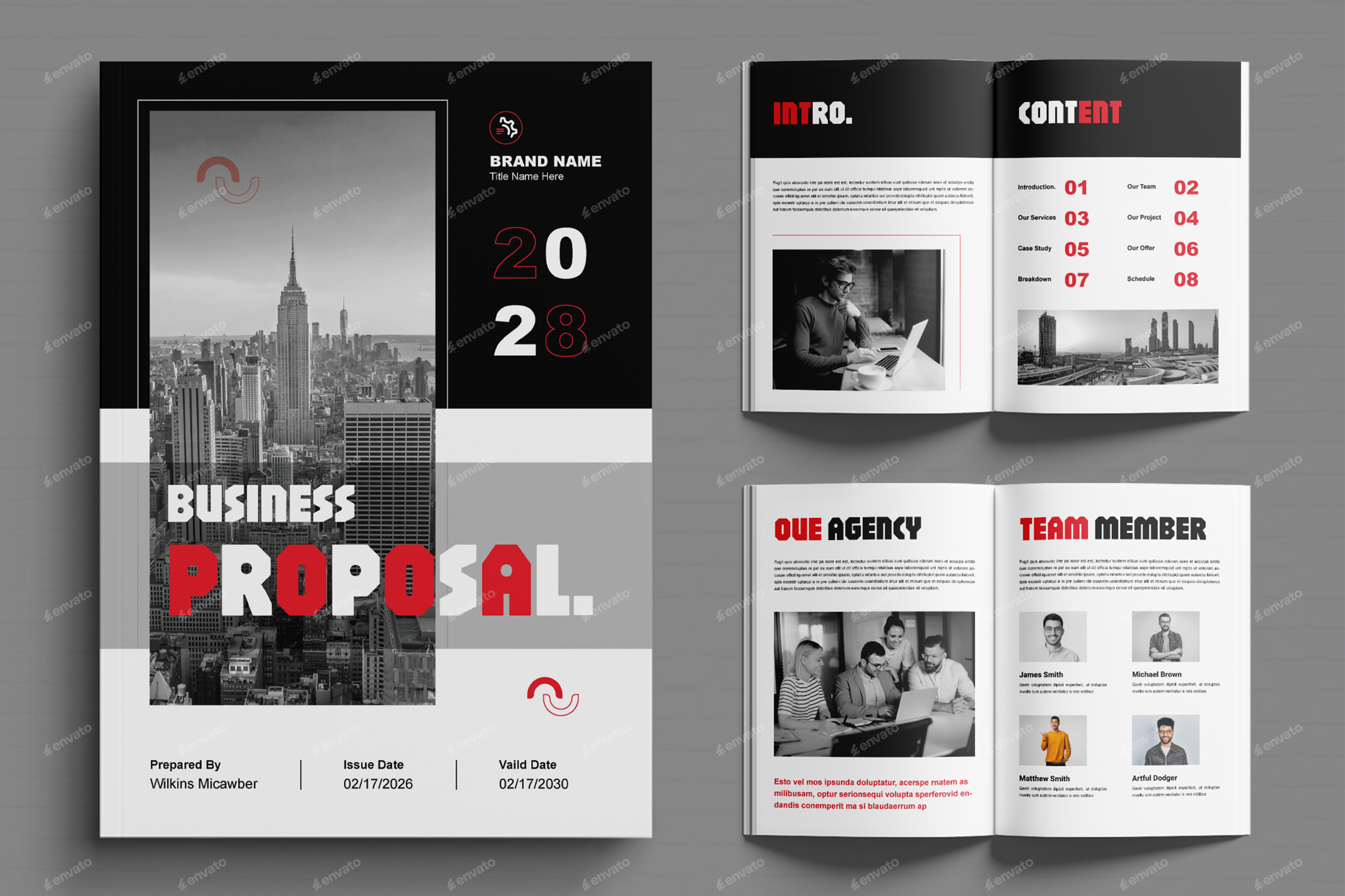 Business Proposal Template, Print Templates | GraphicRiver