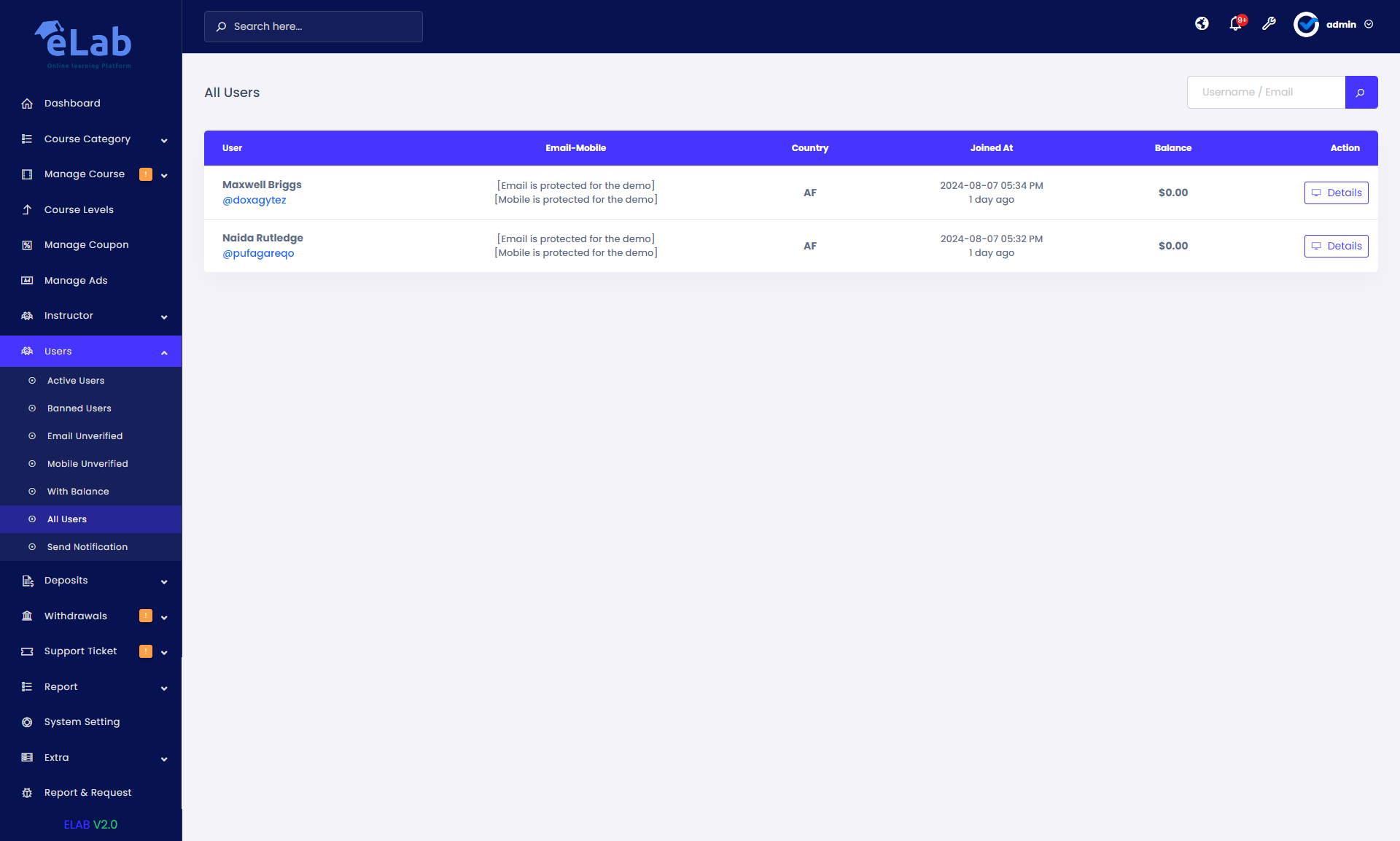 eLab - Online Learning And Teaching Platform by ViserLab | CodeCanyon