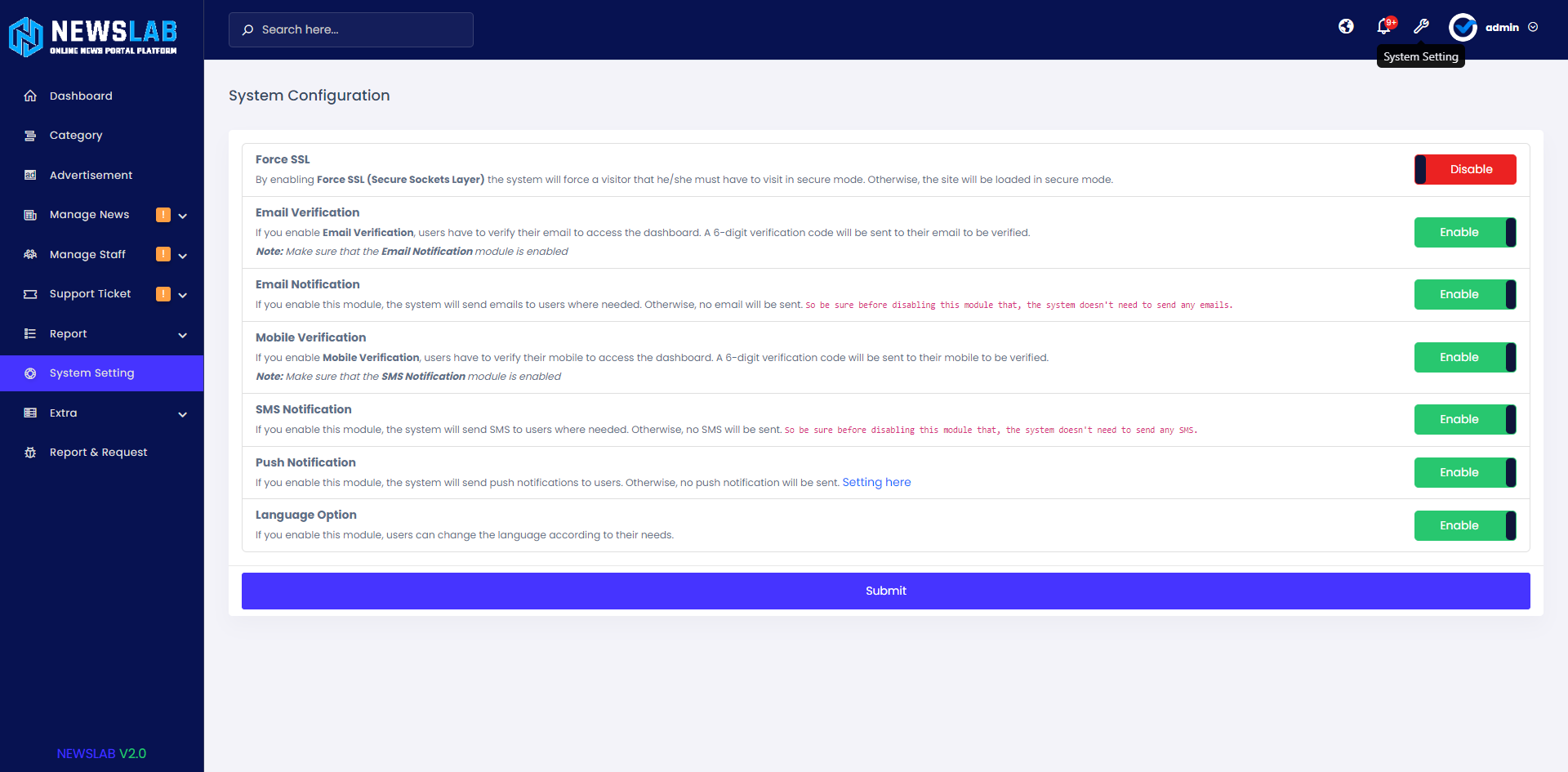NewsLab - Online Newspaper And Magazine Platform by ViserLab | CodeCanyon