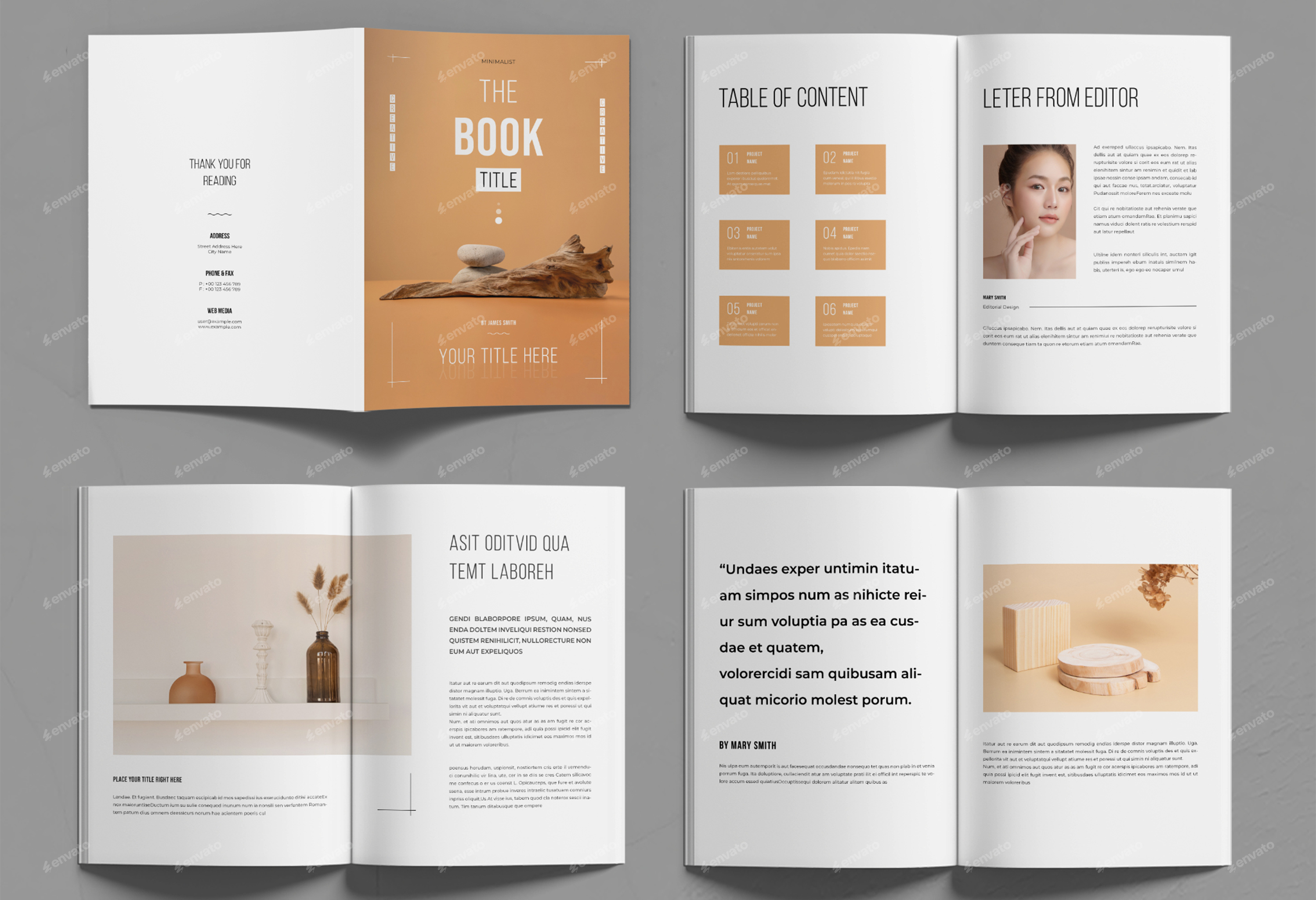 Classic Book Layout, Print Templates | GraphicRiver