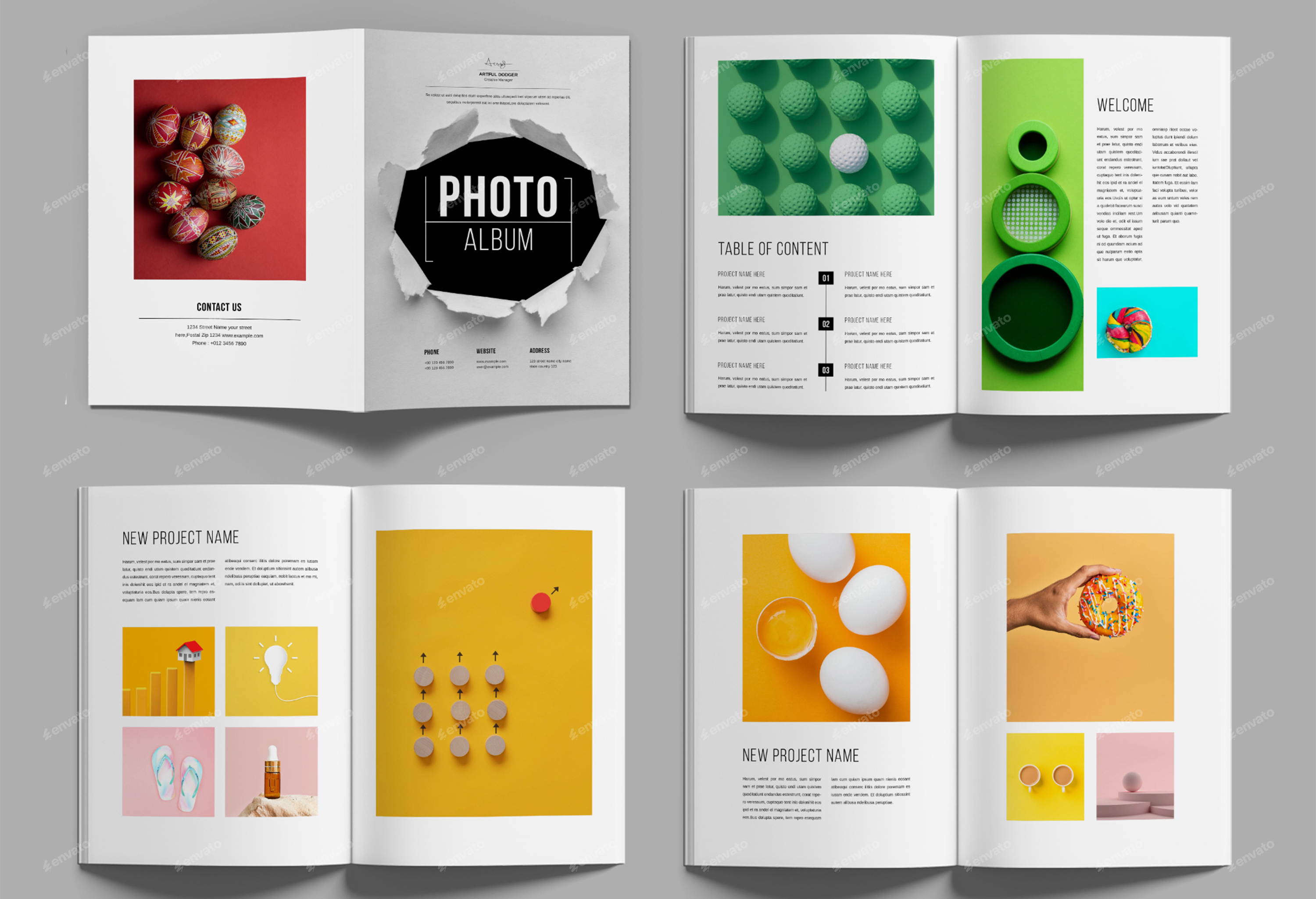 Photo Album Template, Print Templates | GraphicRiver