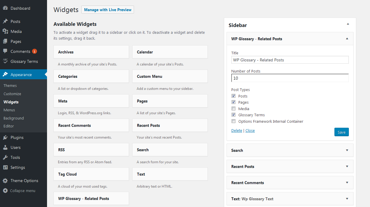 WP Glossary - Encyclopedia / Lexicon / Knowledge Base / Wiki ...