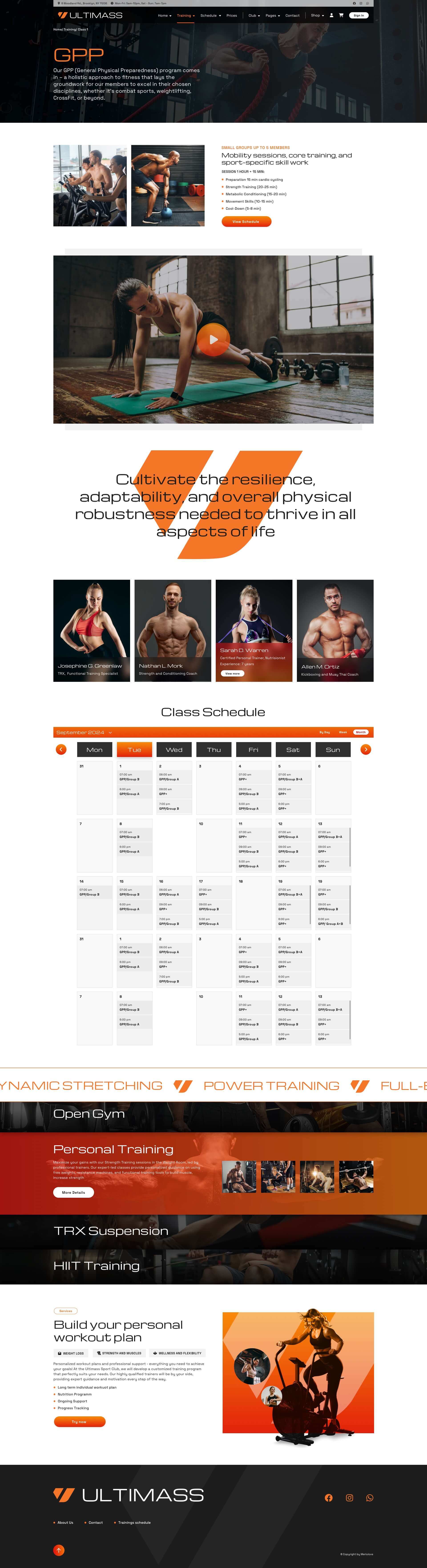 Ultimass – Sport Club Template for Figma by merkulove | ThemeForest