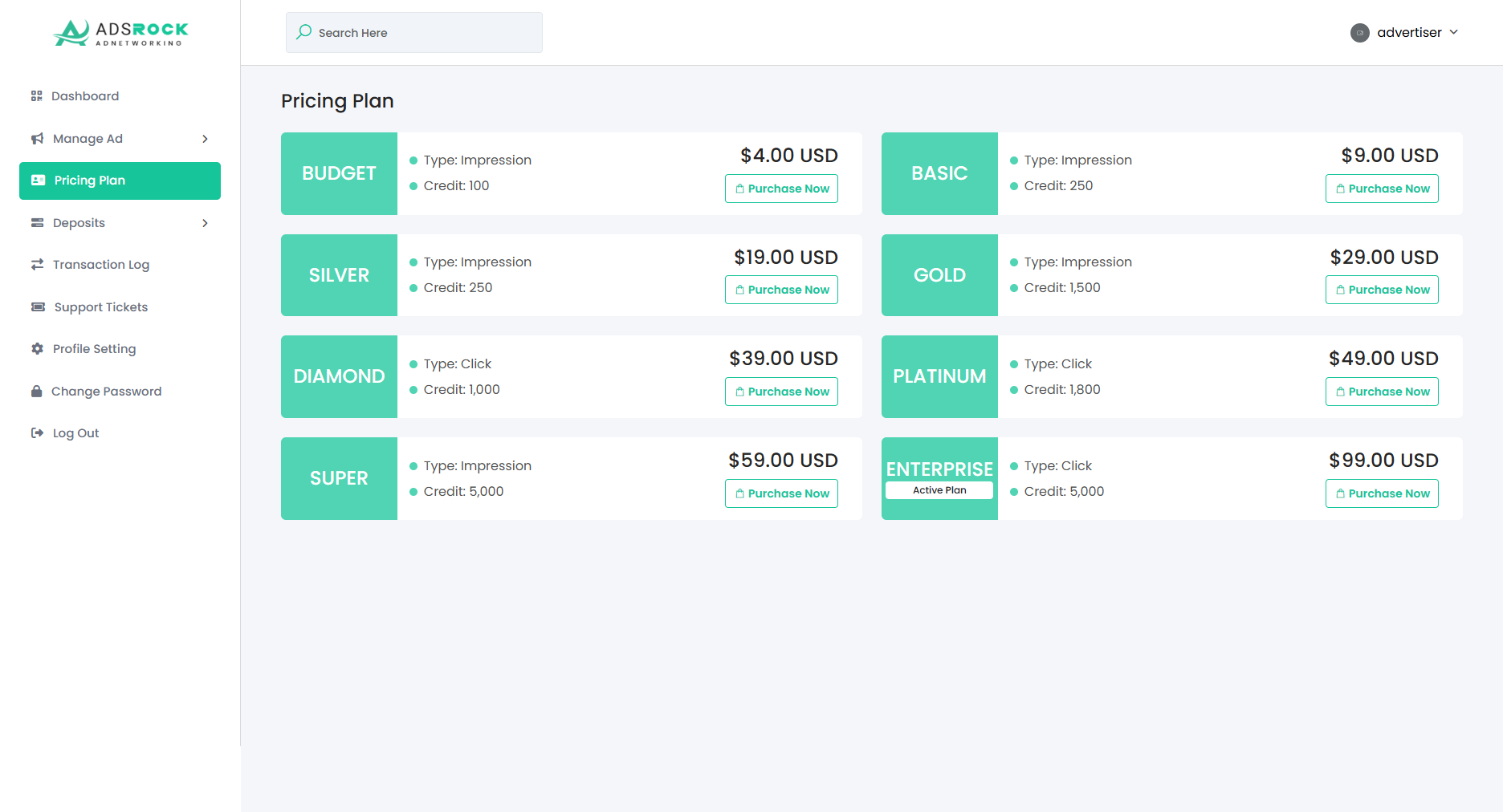 AdsRock - Ads Network & Digital Marketing Platform by ViserLab | CodeCanyon