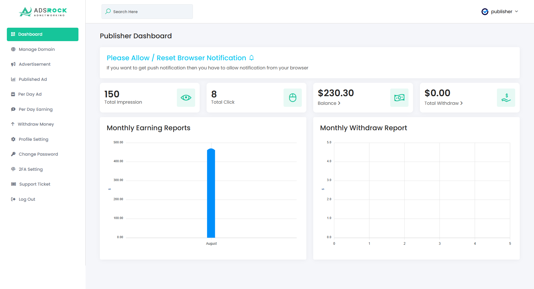 AdsRock - Ads Network & Digital Marketing Platform by ViserLab | CodeCanyon