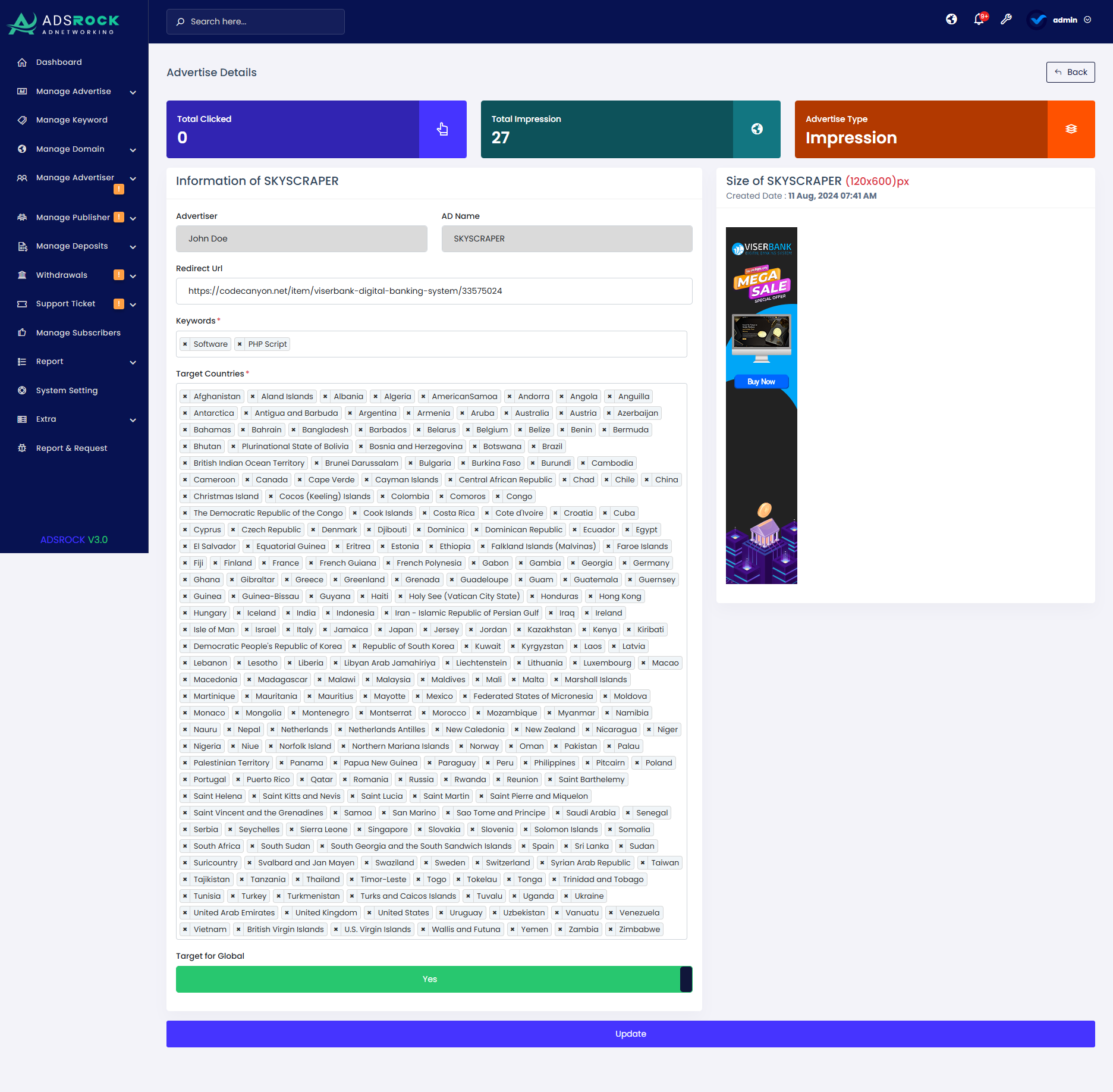 AdsRock - Ads Network & Digital Marketing Platform by ViserLab | CodeCanyon