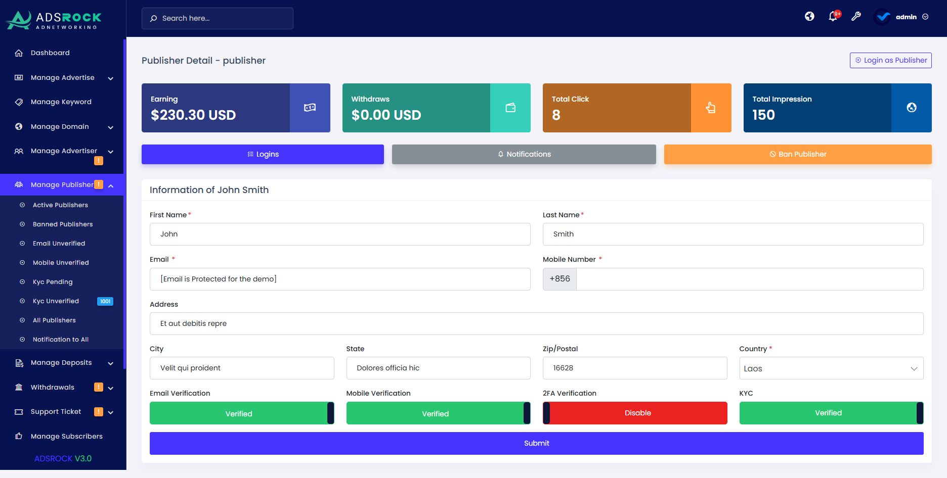 AdsRock - Ads Network & Digital Marketing Platform by ViserLab | CodeCanyon