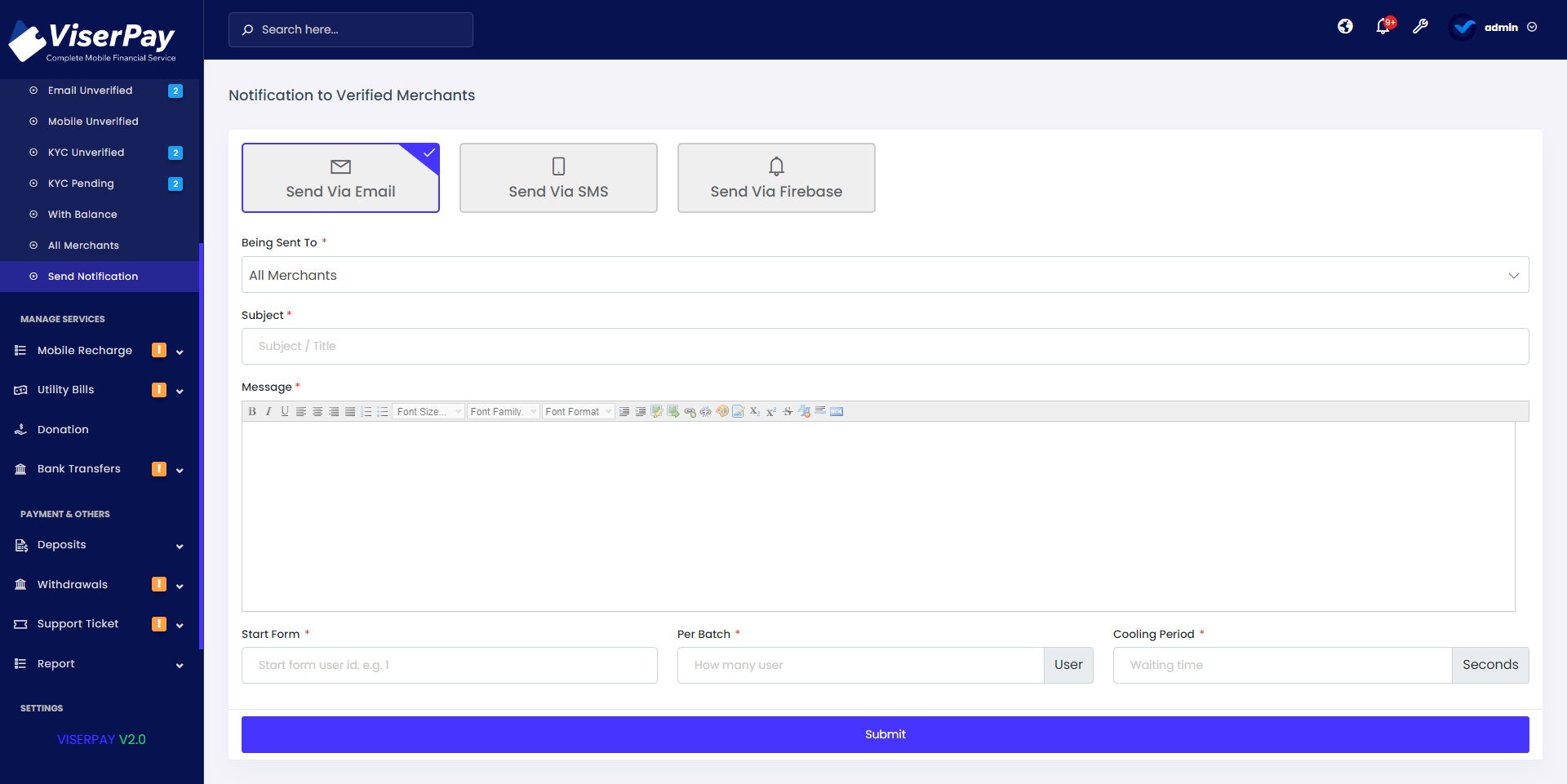 ViserPay - Complete Mobile Financial Service | MFS by ViserLab | CodeCanyon