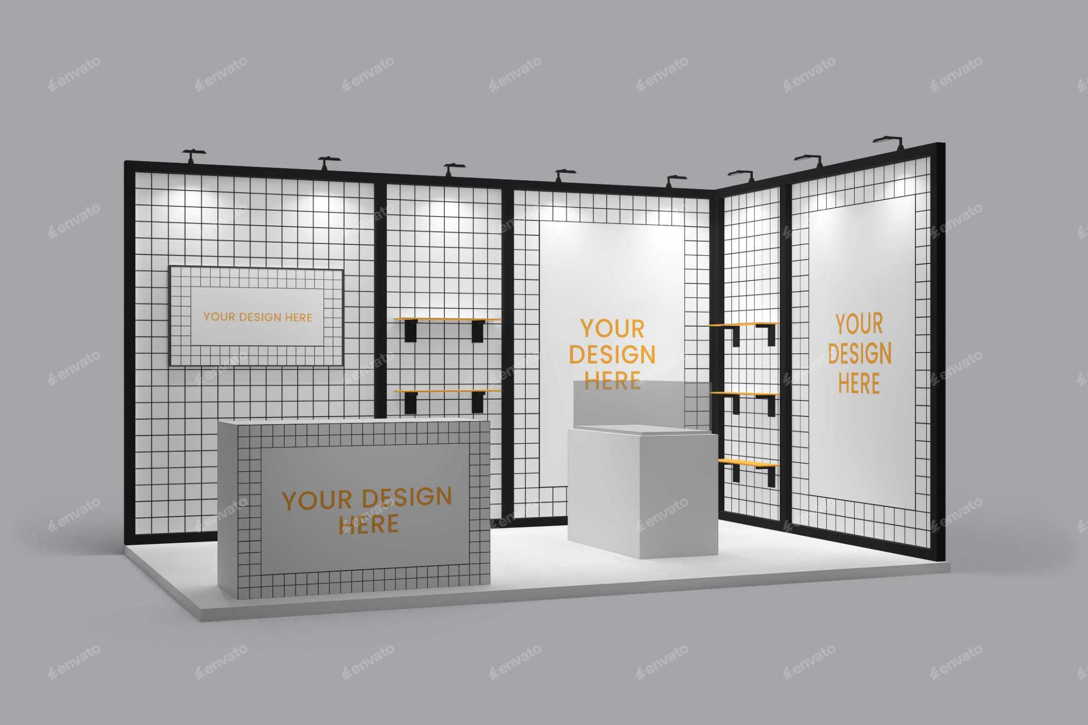 Booth Exhibition Mock Up, Graphics | GraphicRiver