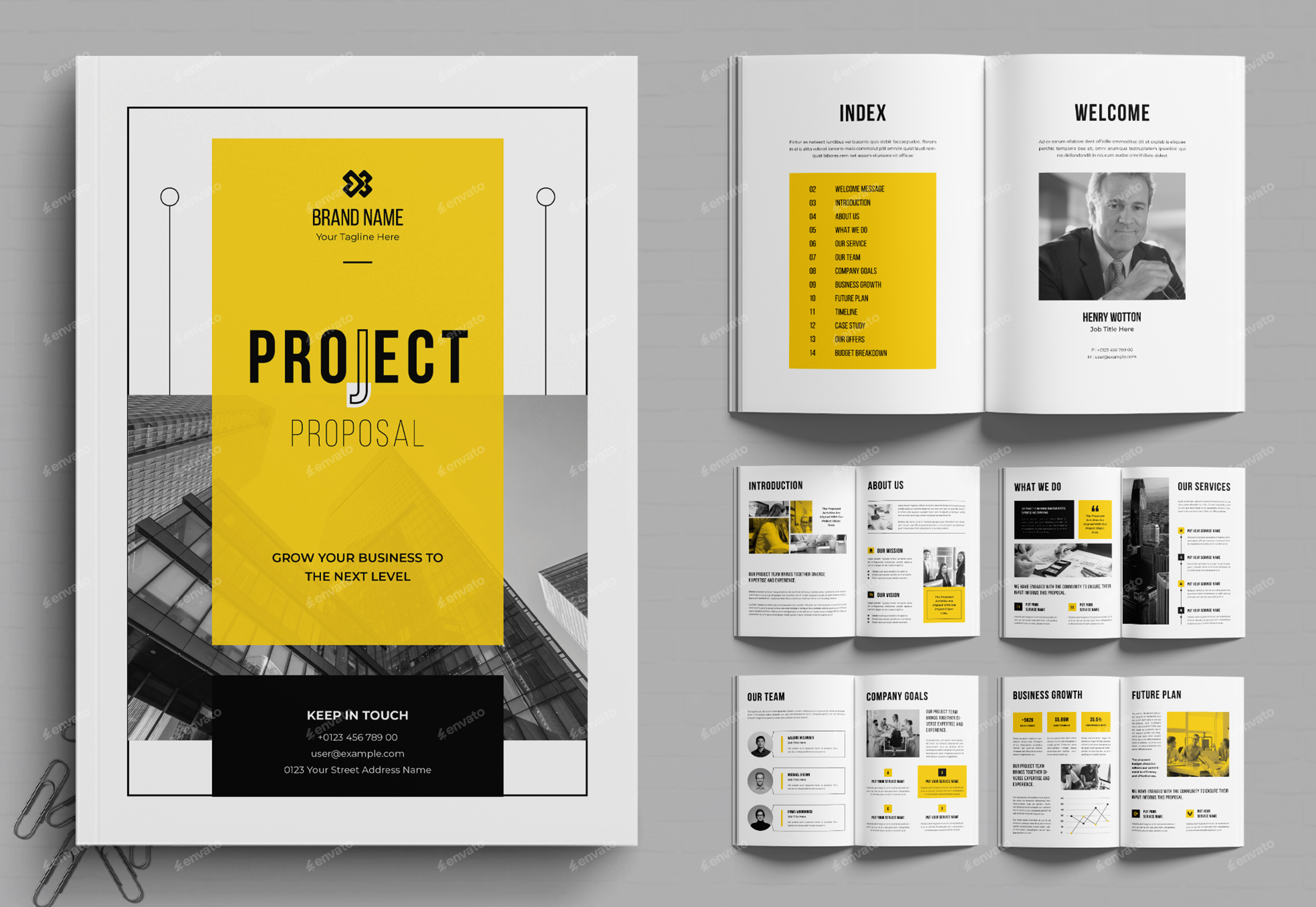 Project Proposal Template, Print Templates | GraphicRiver
