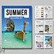 Summer Magazine Layout Design, Print Templates | GraphicRiver