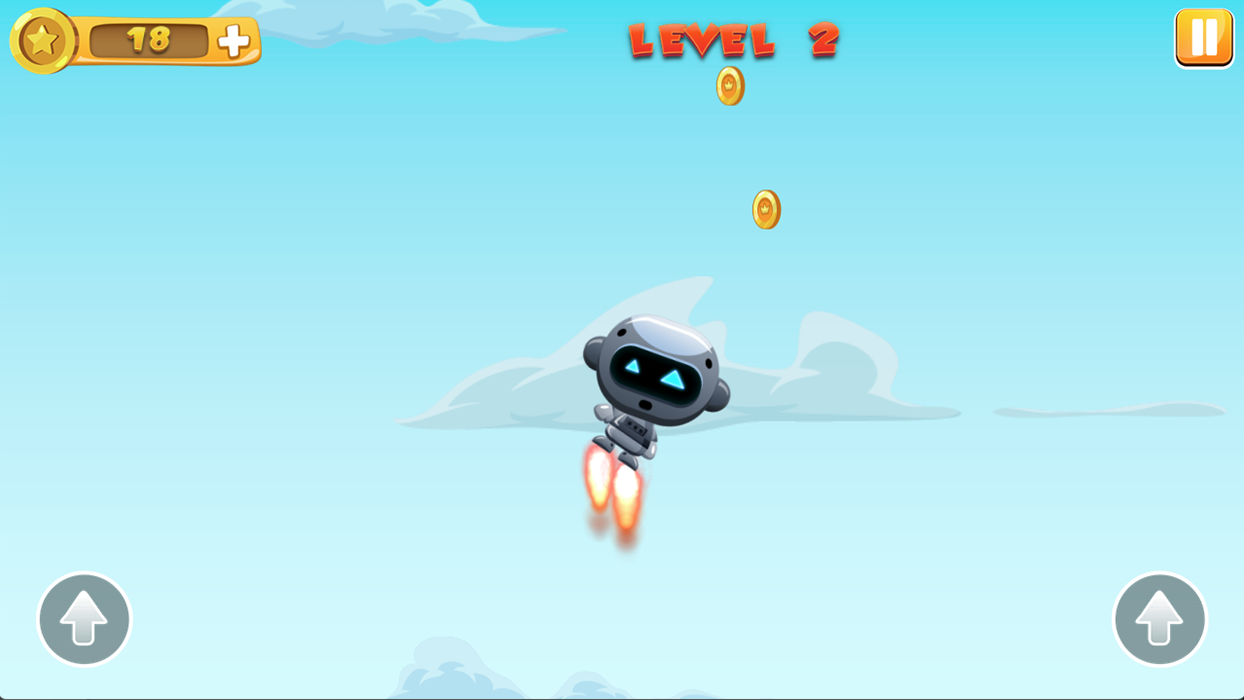 Flying Robot ( Construct | C3P | CAPX | HTML5 ) Endless Coin Collecting Mini Game by Pro_Gaming