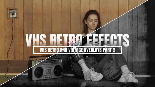 VHS Retro And Vintage Overlays Part 2, After Effects Project Files
