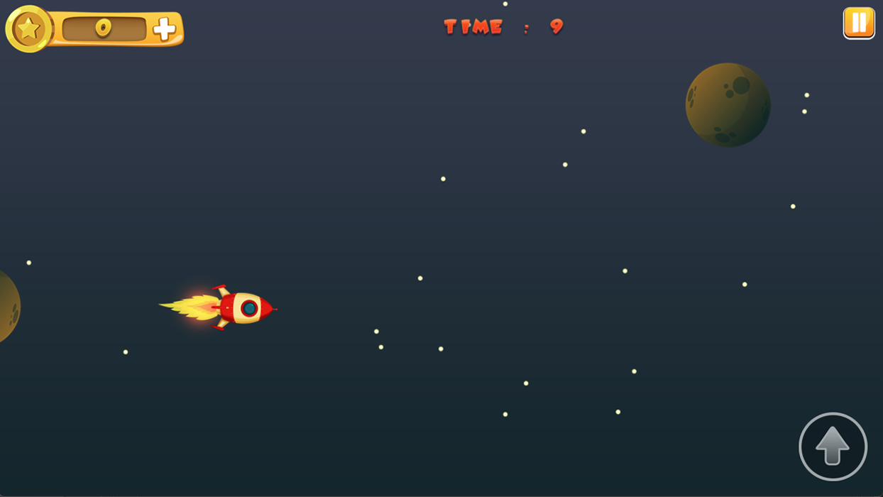 Flappy Rocket Game ( Construct | C3P | CAPX | HTML5 ) Mini Game of Collecting Coins by CGFX-Studio